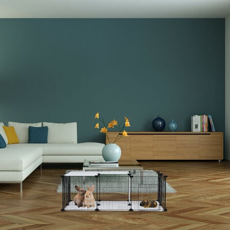 Relaxdays Recinto per Animali, Conigli, Porcellini d’India, Pannelli ...