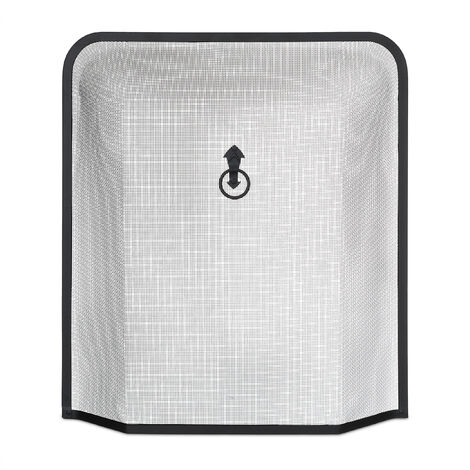 Relaxdays Salvachispas Chimenea, Panel Protección contra Chispas Estufa ...