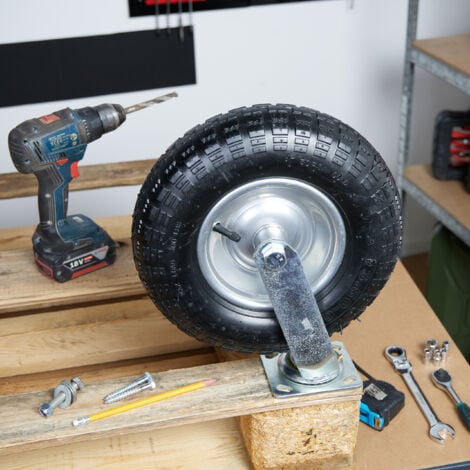 Relaxdays Rueda Giratoria, 3.50-6, Transporte Objetos Pesados, hasta ...