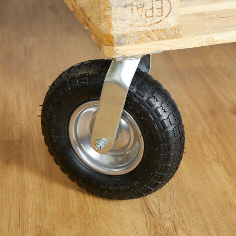 Relaxdays Rueda Giratoria, 3.50-6, Transporte Objetos Pesados, hasta ...