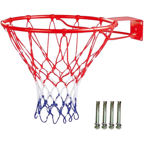 Canasta de baloncesto Relaxdays para pared, con red y tornillos, apta ...