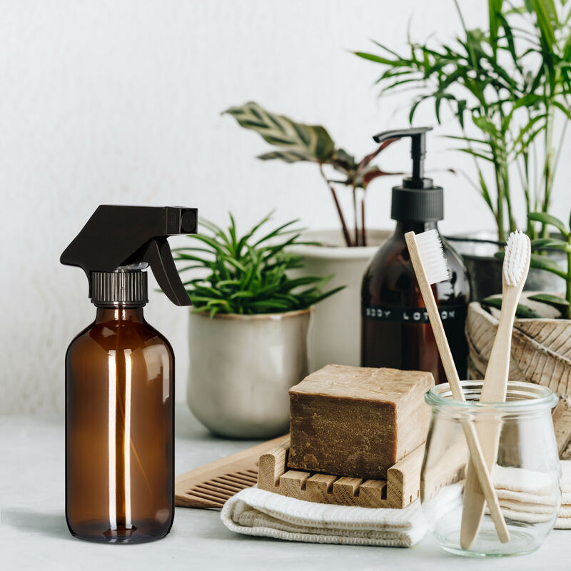 Spray bottles made of glass store