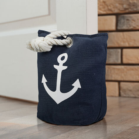 Relaxdays Doorstop Sandbag, Anti-Slamming Buffer, Draft Protection, 28 ...