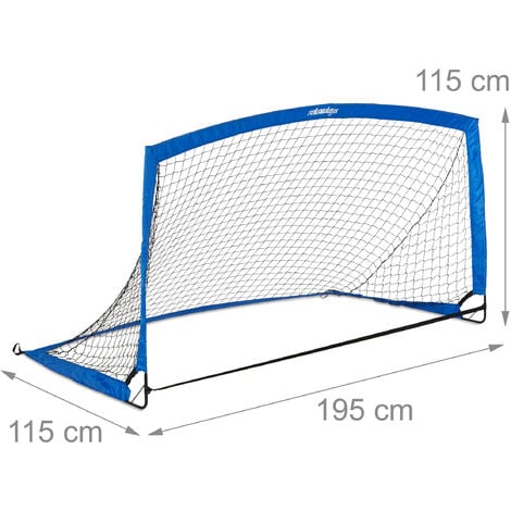 Relaxdays Portable Football Goal, Garden Play Equipment, Kids & Adults ...