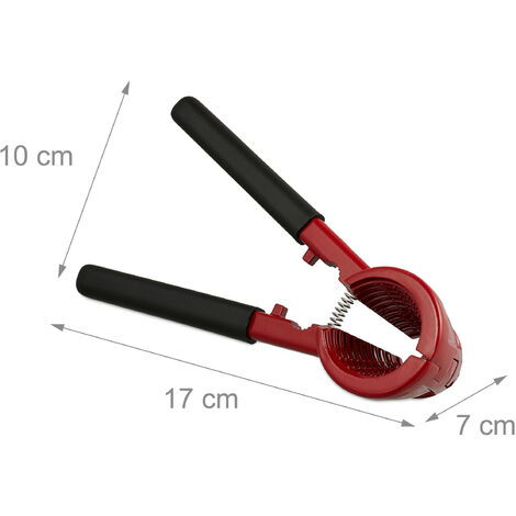 Relaxdays Nutcracker, with plastic handle, HxWxD: 7 x 17 x 10 cm ...