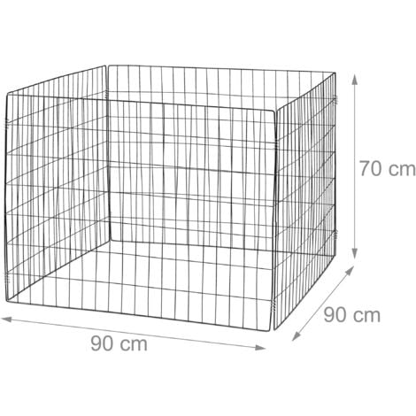Relaxdays Metal Compost Bin, Set of 3, Garden Waste Composter, HWD: 70 ...