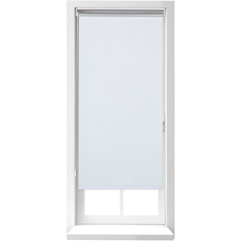 Relaxdays Blackout Blind, Thermal Roller Curtain, No Drill, Attach with ...