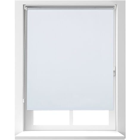 Relaxdays Blackout Blind, Thermal Roller Curtain, No Drill, Attach with ...