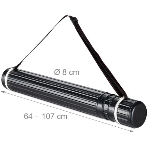 Relaxdays Poster Tube, up to A0, for Drawings & Charts, Document ...