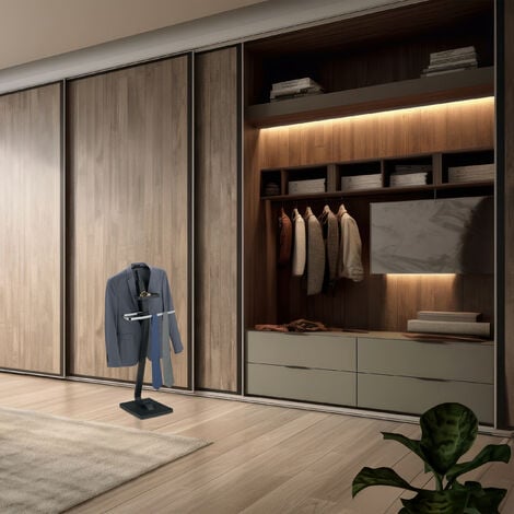 Relaxdays Valet Stand, with Tray, Clothes Butler, Jacket & Trouser ...