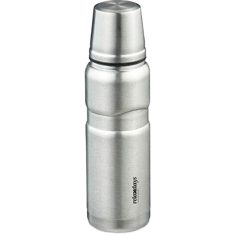 Relaxdays Insulated Mug, 500 ml, for Hot & Cold Drinks, Thermal Travel ...
