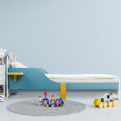 Relaxdays Children Bed Frame, Child Cot, HBT 60 x 94 x 143 cm, With ...