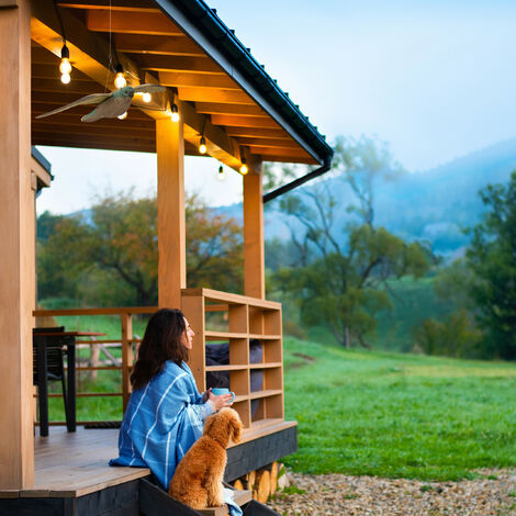 Relaxdays Pigeon Repellent, Flying Falcon Dummy, Bird Scare, Hanging ...