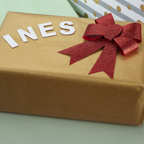 Relaxdays Wooden Letter Set, 104 Pieces, Capital A-Z, Signs, 5 cm ...