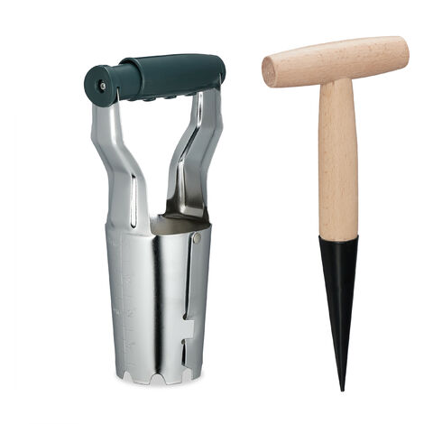 Relaxdays Flower Bulb Planter Set, Convenient and Effortless Tulips ...