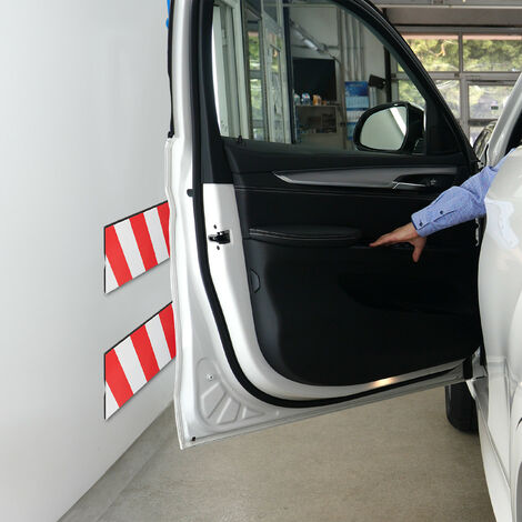 Relaxdays Garage Wall Protector, Set of 2, 50x10 cm, Self-adhesive, Car ...