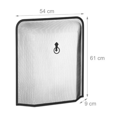 Relaxdays Fireguard, Spark Protection Grille, Oven & Stove, Protect ...