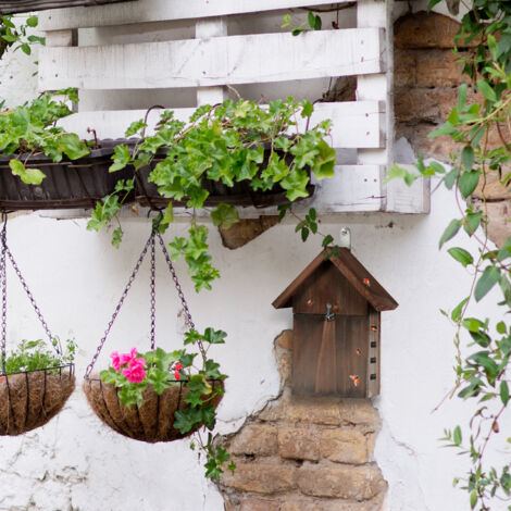 Relaxdays Ladybird House, Garden Insect Hotel, for Hanging, Untreated ...
