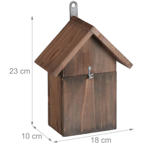Relaxdays Ladybird House, Garden Insect Hotel, for Hanging, Untreated ...