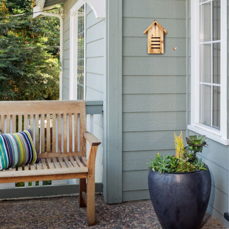 Relaxdays Ladybird House, Wooden, HWD: 25 x 18.5 x 12 cm, Weatherproof ...