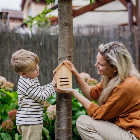 Relaxdays Ladybird House, Garden Insect Hotel, for Hanging, Untreated ...
