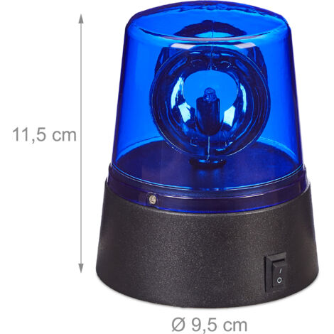 Relaxdays LED Light, 3x Set, Round, Spinning Reflector, Party, Costume ...