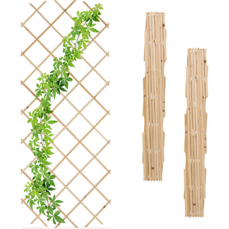 Relaxdays 3x Garden Trellis, Support for Climbing Plants, Balcony ...