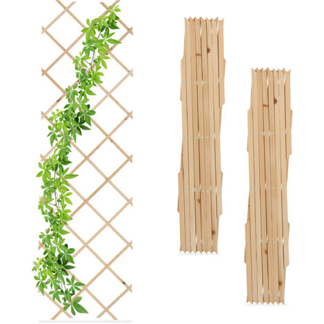 Relaxdays 3x Garden Trellis, Support for Climbing Plants, Balcony ...