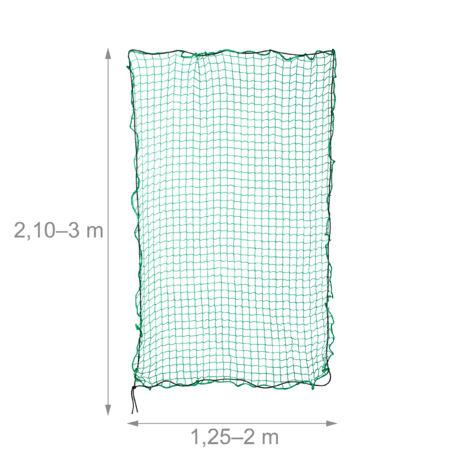 Relaxdays Trailer Net Cover, Stretchable, Load Securing, 2.3 x 3.5 m ...