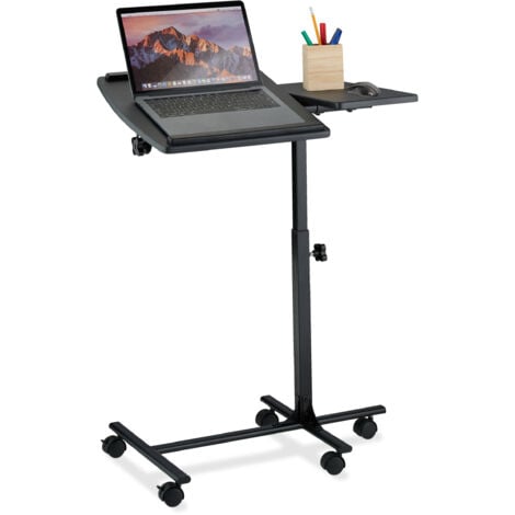Relaxdays Laptop Desk, Height-Adjustable Computer Table, Home Office ...