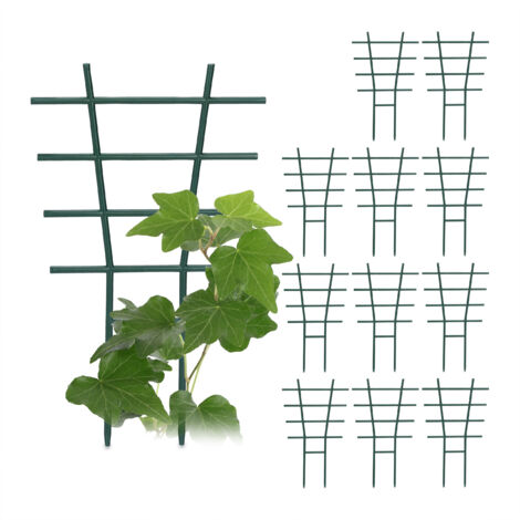 Relaxdays Plant Support, Set of 12, Climbing Aid for Plants & Flowers ...