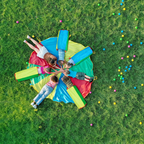 Relaxdays Sack Race Bags, Set of 4, for Sports Day & Outdoor Games ...