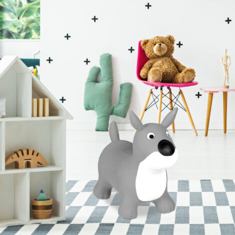 Relaxdays Inflatable Dog Hopper, Bouncing Toy, up to 50 kg, BPA Free ...