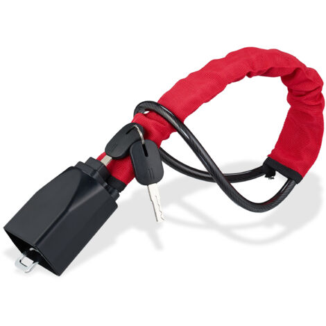 Relaxdays Car Steering Wheel Lock, Seat Beat Attachment, Anti-Theft ...