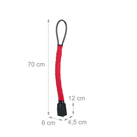 Relaxdays Car Steering Wheel Lock, Seat Beat Attachment, Anti-Theft ...