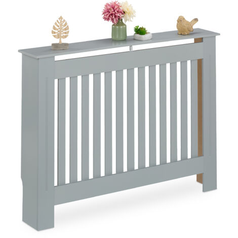 Relaxdays Radiator Cover, Cottage Style, HWD: 83 x 112 x 19 cm, Heating ...