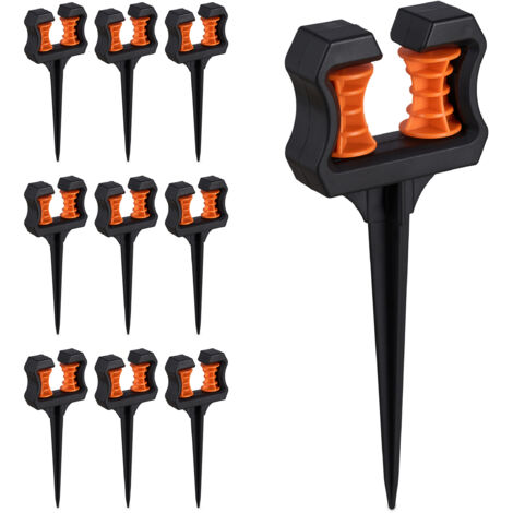 10x hose guide, garden hose corner guide, hose diverter with stake, HWD ...