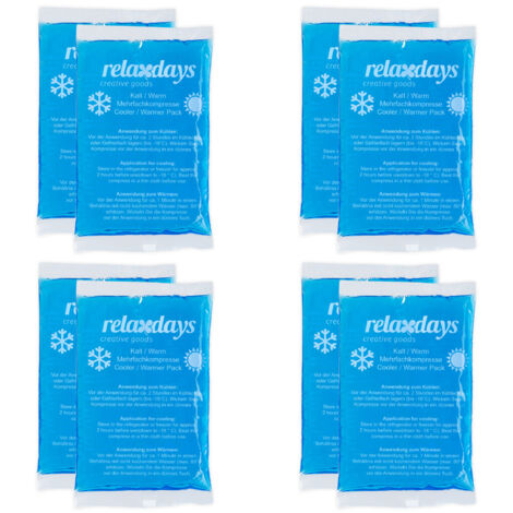 16 x gel packs, hot/cold compresses, 9 x 15 cm, first aid, reusable gel ...