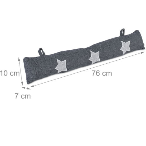 2 x draught stoppers, wind stoppers for doors & windows, soft door ...