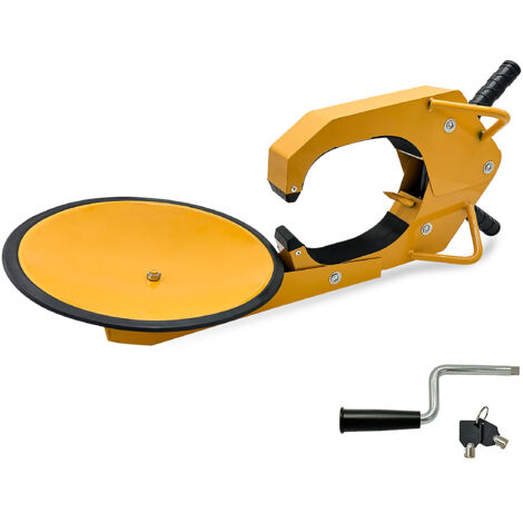 Relaxdays Wheel Clamp 15 Inch, Parking Clamp for Cars, Trailers ...