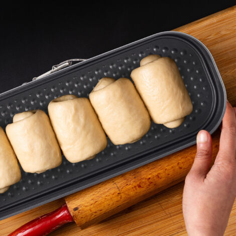 2 x non-stick rectangular springform loaf tin, flat base, king cake ...