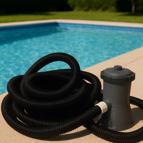Relaxdays garden hose, flexible, durable, 10 m, UV-resistant, PE water ...