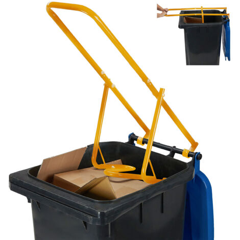 Relaxdays bin compactor, waste compressor for household rubbish ...