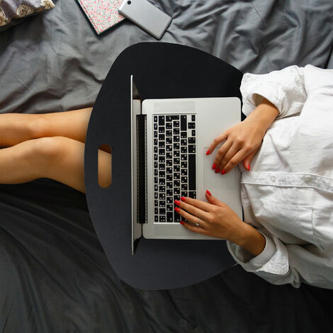 Relaxdays Knee Tray Cushion, for Laptop, Multi-Purpose Desktop Holder ...