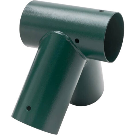 Relaxdays swing connector, A-shape, 90°, for 100 mm round posts, powder ...