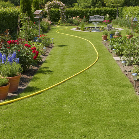 Relaxdays garden hose, 20 m, universal 1/2" water hose, UV ...