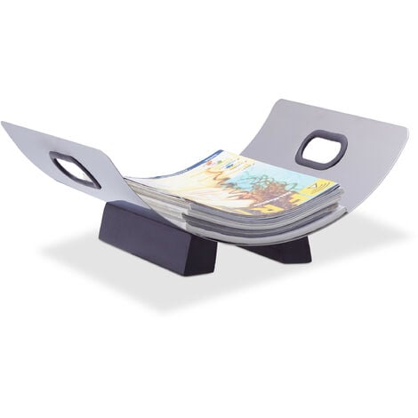 Relaxdays Stainless Steel Log Cradle, Modern Firewood Basket, Metal Log ...