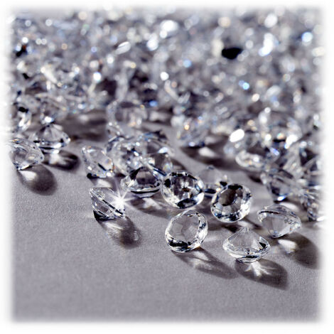 Relaxdays Decorative Diamonds, 3000 Pieces, Wedding Table Scatter ...