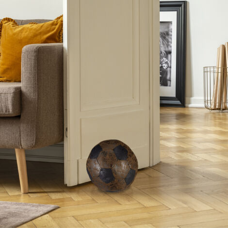 Relaxdays Football Door Stop, Fabric, for Floor, Sand-Filled ...
