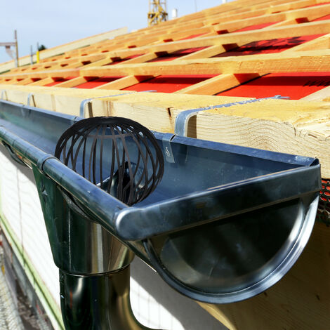 40-Piece Set Roof Gutter Balloon Guard Filters, Plastic Downpipe Stops ...